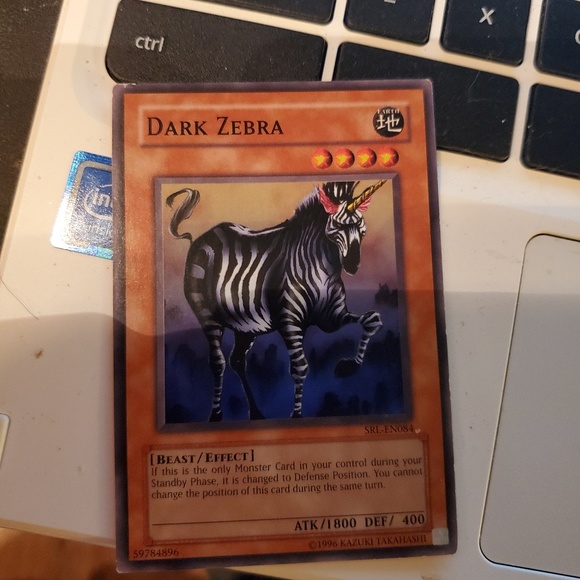 Other | Dark Zebra Yugioh Card | Poshmark